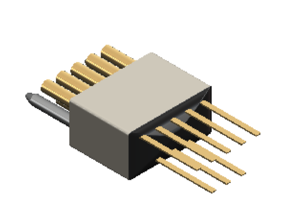B70009 8 Position Nano Female Socket Rectangular Neuro Connector