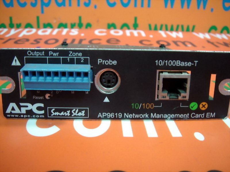 APC AP9619 640-0827A-08 NETWORK MANAGEMENT CARD