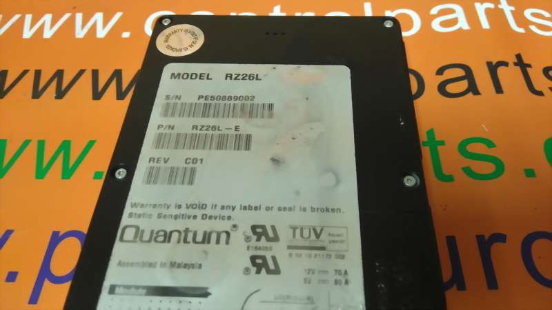 QUANTUM 1.03GB 3.5" 50-PIN SCSI HARD DRIVE RZ26L