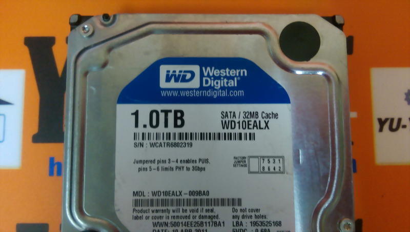 WESTERN DIGITAL WD10EALX-009BA0 HARD DRIVE
