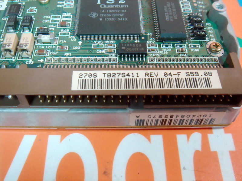 QUANTUM HARD DRIVE TB27S411 270MB / 50PIN
