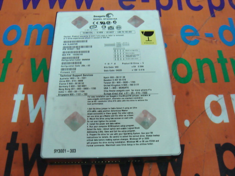 SEAGATE ST340015A