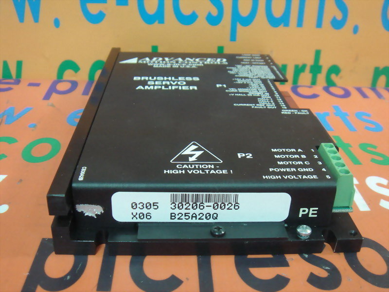 ADVANCED MOTION CONTROLS X06 B25A20Q BRUSHLESS SERVO AMPLIFIER