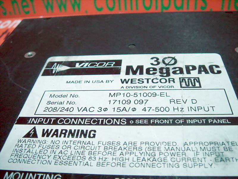 MEGAPAC MP10-51009-EL