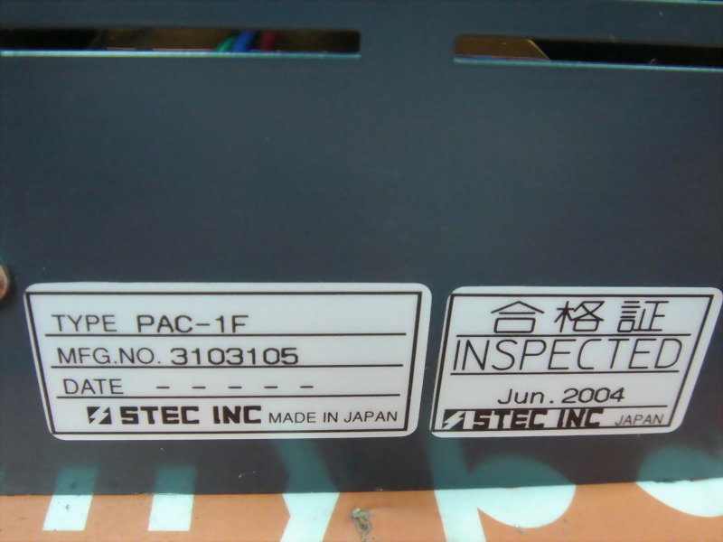 STEC INC PAC-1F