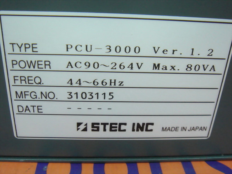 STEC INC PCU-3000