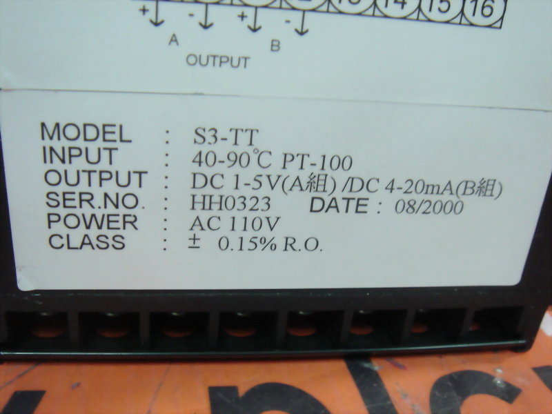 TAIK ELECTRIC TRANSDUCER S3-SERIES S3-TT
