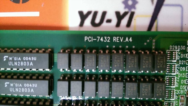 ADLINK ISOLATED 32CH DI/DO REV.A4 CARD PCI-7432