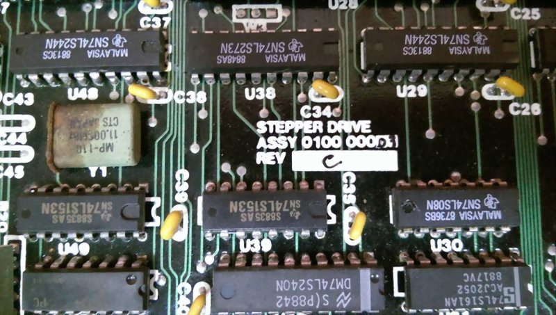 AMAT STEPPER DRIVER MODULR REV.C ASSY 0100-00003