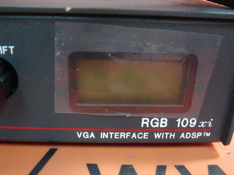 EXTRON RGB 109XI VGA INTERFACE WITH ADSP