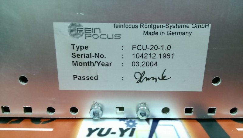 FEINFOCUS RONTGEN-SYSTEME GMBH FCU-20-1.0