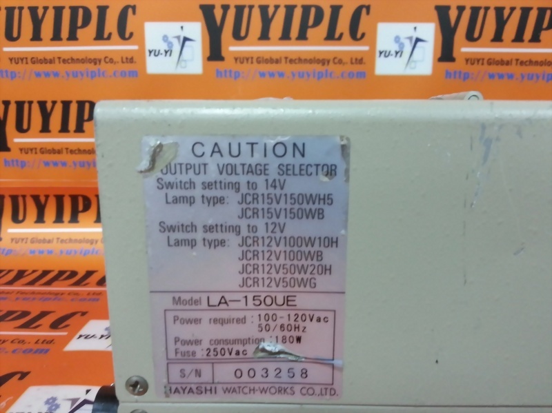 HAYASHI LUMINAR ACE LA-150UE HALOGEN LAMP LIGHTING