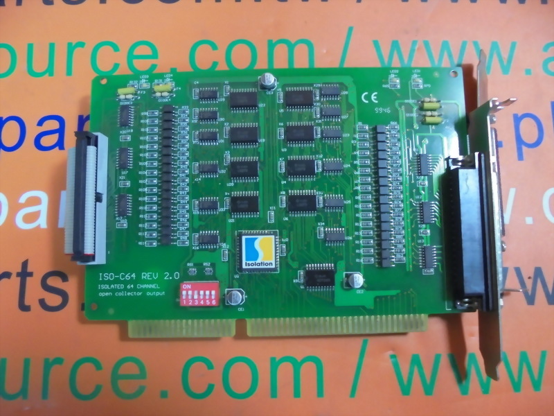 ISO-C64 REV 2.0 ISOLATED 64 CHANANNEL OPEN COLLECTOR OUTPUT