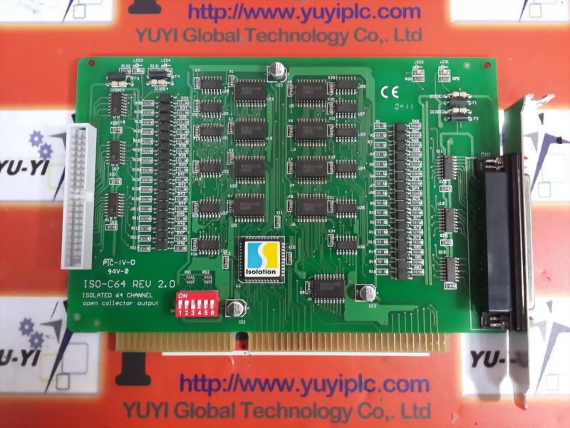 ISO-C64 REV 2.0 ISOLATED 64 CNANNEL OPEN COLLECTOR