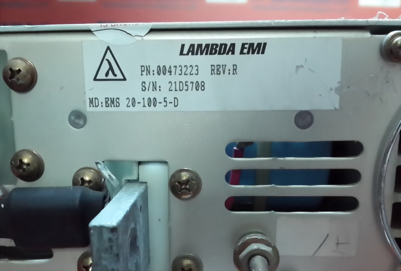 LAMBDA EMS POWER SUPPLY EMS 20-100 / EMS 20-100-5D