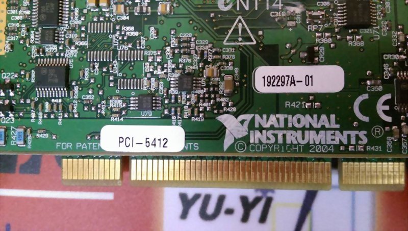 NATIONAL INSTRUMENTA PCI-5412 WAVEFORM GENERATOR BOARD