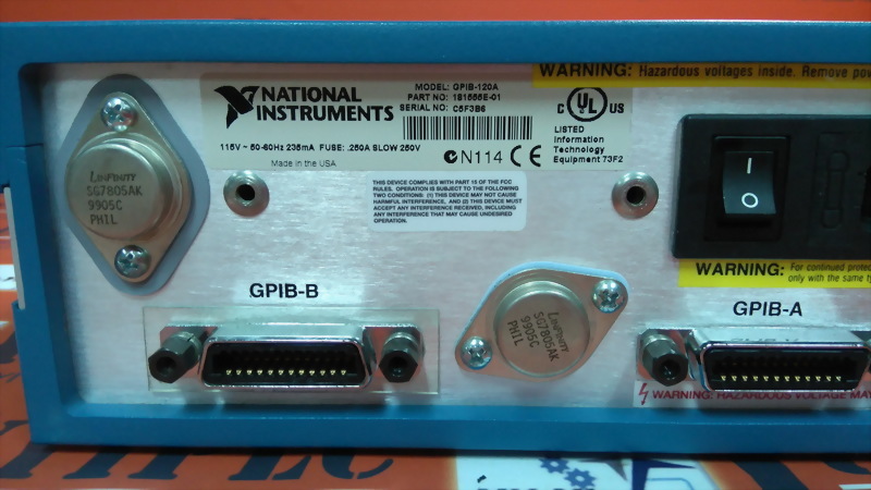 NATIONAL INSTRUMENTS BUS EXPANDER/ISOLATOR GPIB-120A