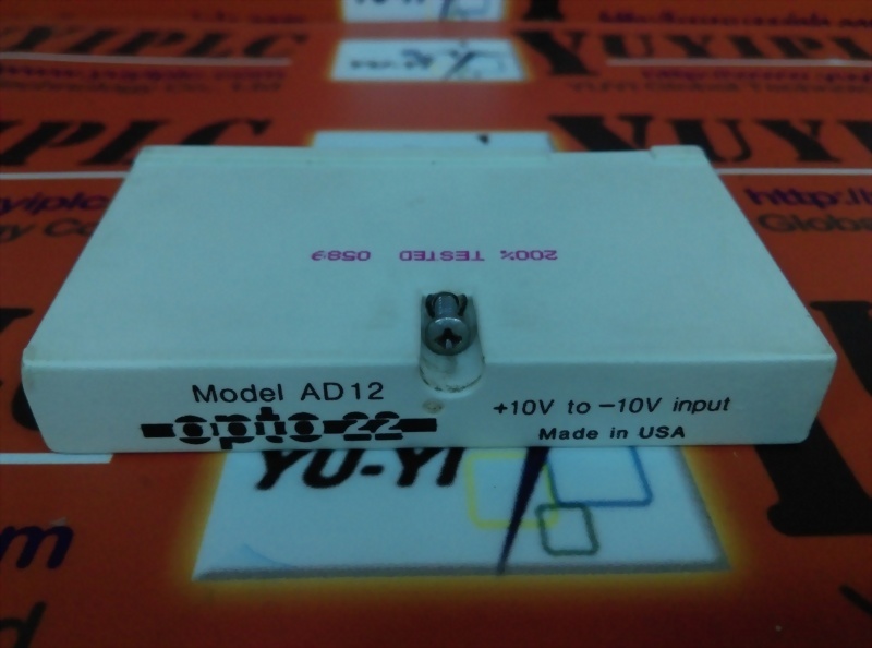 OPTP 22 MODEL AD12 +10V TO -10V INPUT