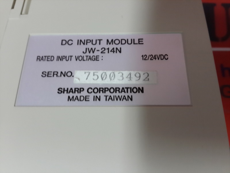SHARP JW-214N DC INPUT MODULE