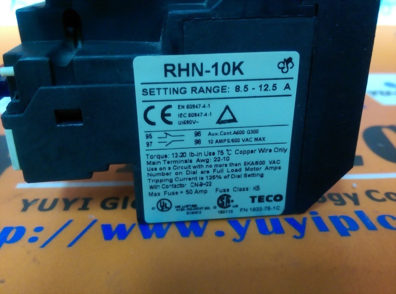 TECO CN11 / PHN-10K RELAYS