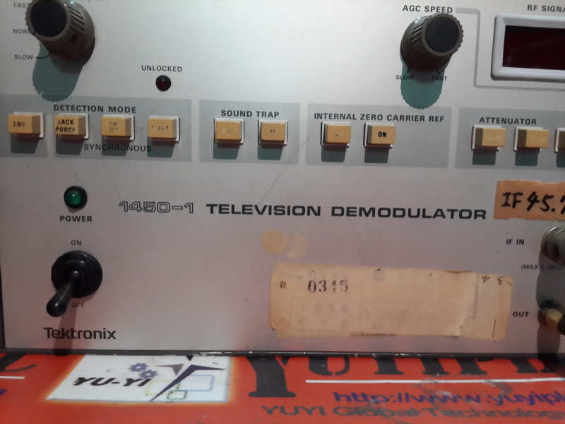 TEKTRONIX 1450-1/TDC1 TELEVISION DEMODULATION SYSTEM