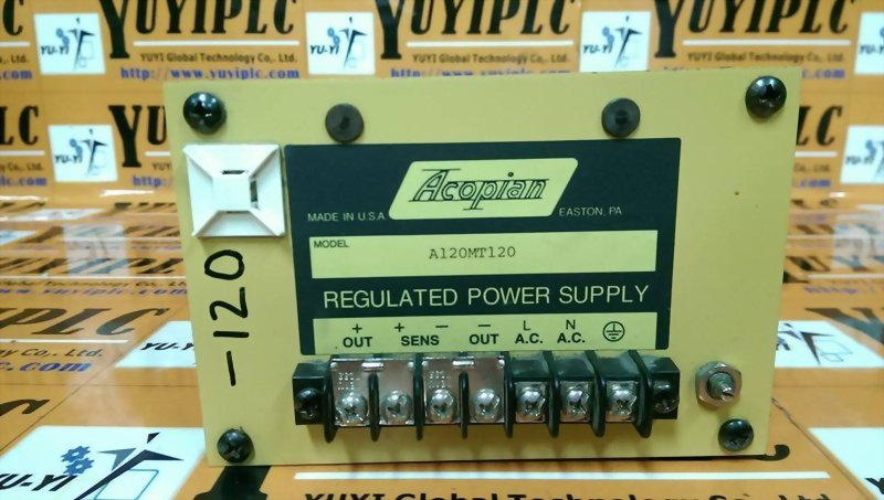 ACOPIAN A120MT120 REGULATED POWER SUPPLY