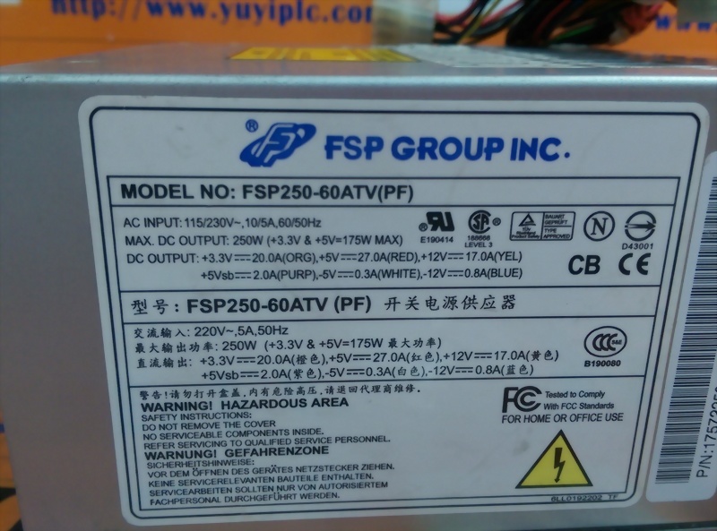 FSP GROUP FSP250-60ATVA(PF) POWER SUPPLY