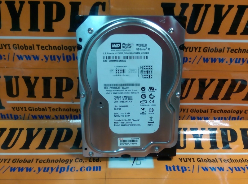 WESTERN DIGITAL WD800JB 80GB HARD DRIVE
