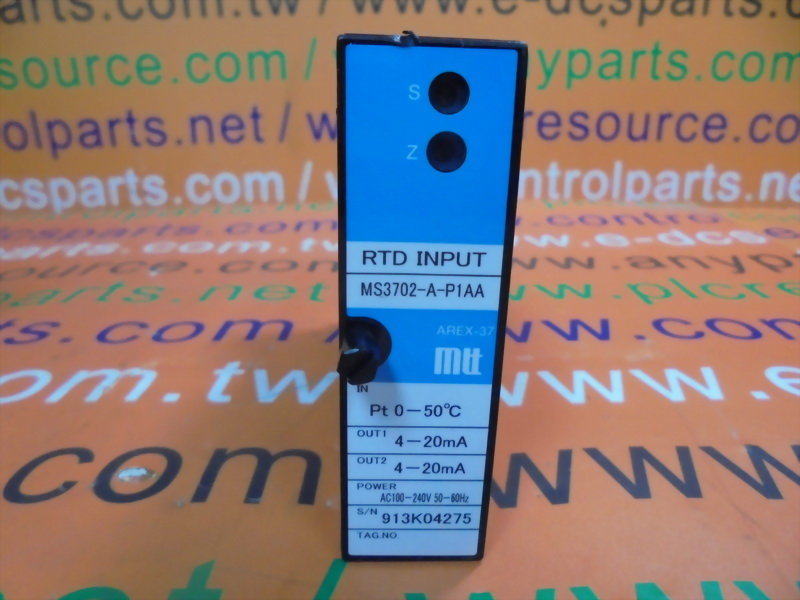 MTT AREX-37 RTD INPUT MS3702-A-P1AA