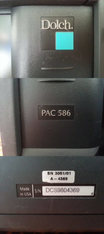 DOLCH PAC 586 PORTABLE COMPUTER