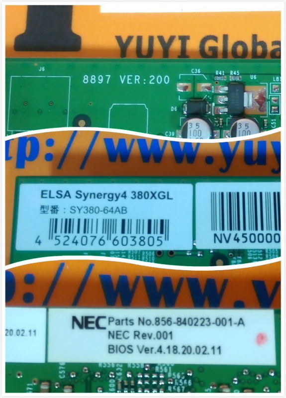 ELSA SYNERGY4 380XGL SY380-64AB PC GRAPHICS CARD