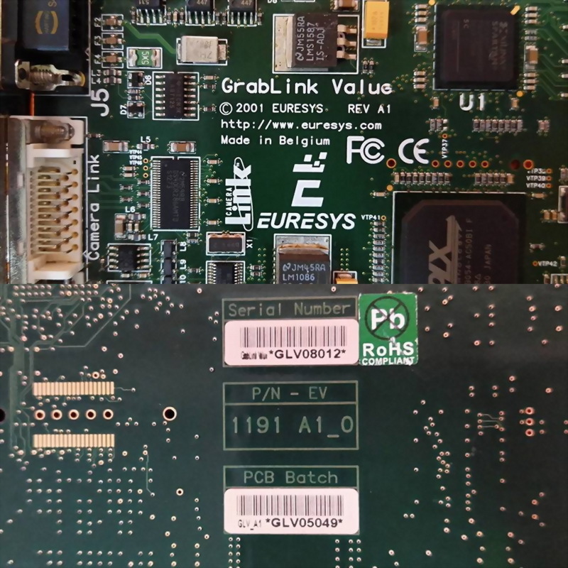 EURESYS GRABLINK VALUE REV.A1 P/N-EV 1191 A1_0