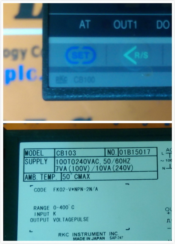 RKC CB103 CB100 TEMPERATURE CONTROLLER
