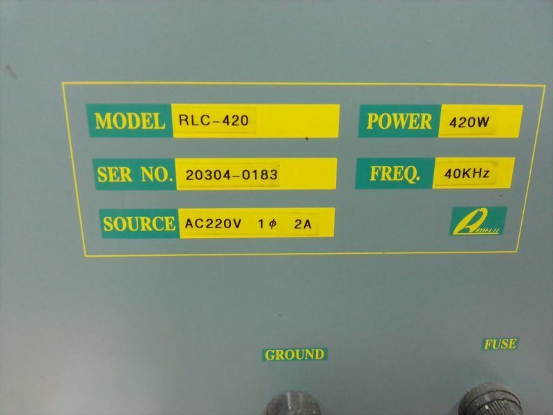 RYH-LII ULTRASOUND RLC-420