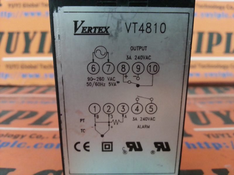 VERTEX VT4810 TEMPERATURE CONTROLLER