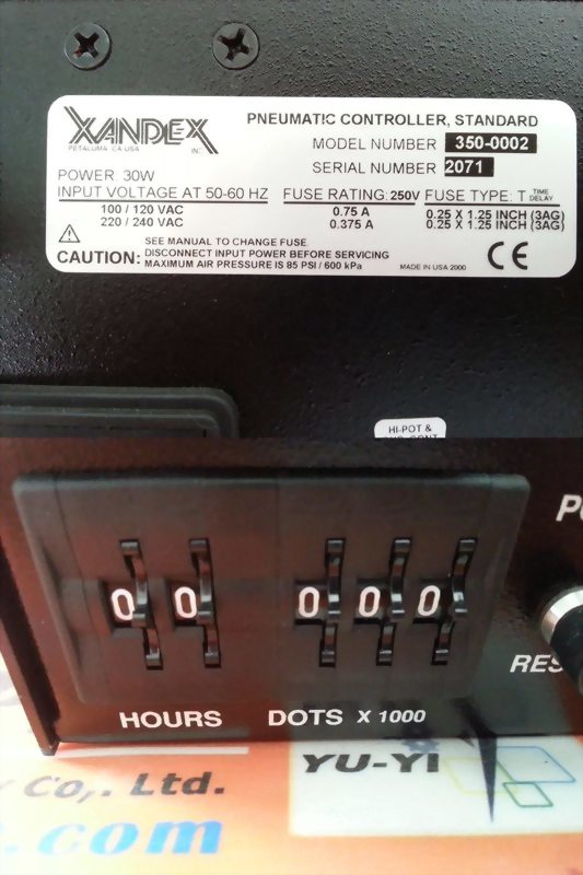 XANDEX 350-0002 PNEUMATIC DIE MARKER CONTROLLER