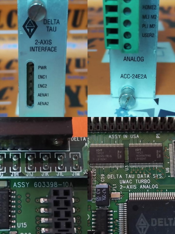 DELTA TAU ACC-24E2A ASSY 603398-10A UMAC TURBO 2-AXIS