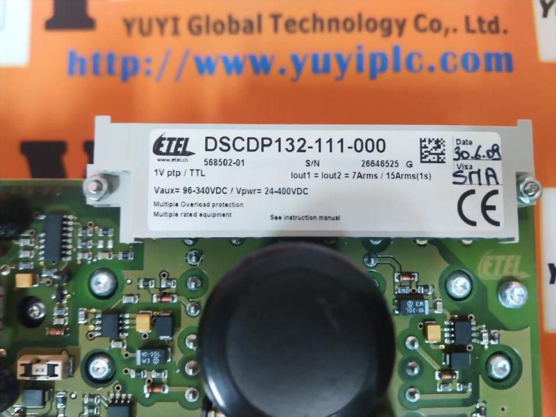DSCDP132-111-000 ETEL DSC DUAL POSION CONTROLLER BOARD