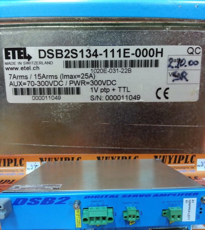 ETEL DSB2 DSB2S134-111E-000H DIGITAL SERVO AMPLIFIER