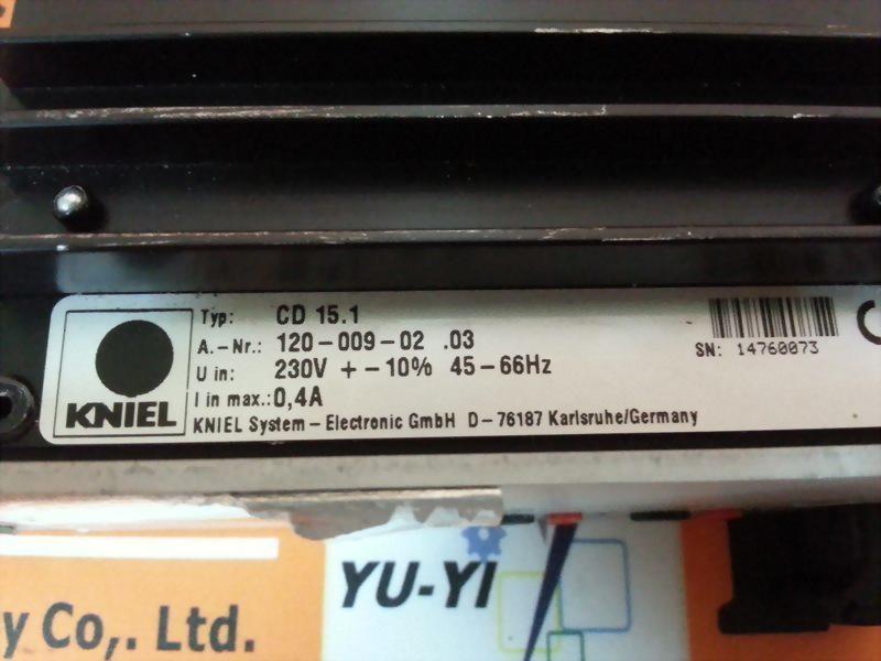 KNIEL CD 15.1 120-009-02.03 POWER SUPPLY SPARE PARTS