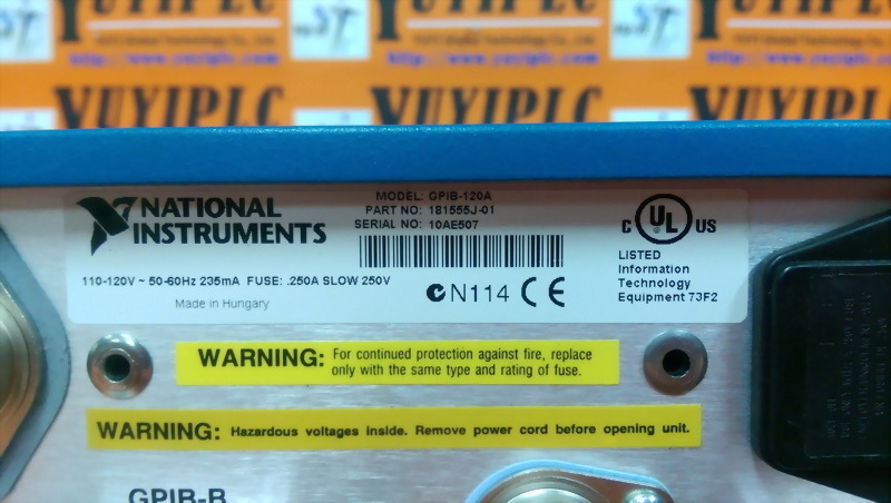 NATIONAL INSTRUMENTS GPIB-120A BUS EXPANDER /ISOLATOR