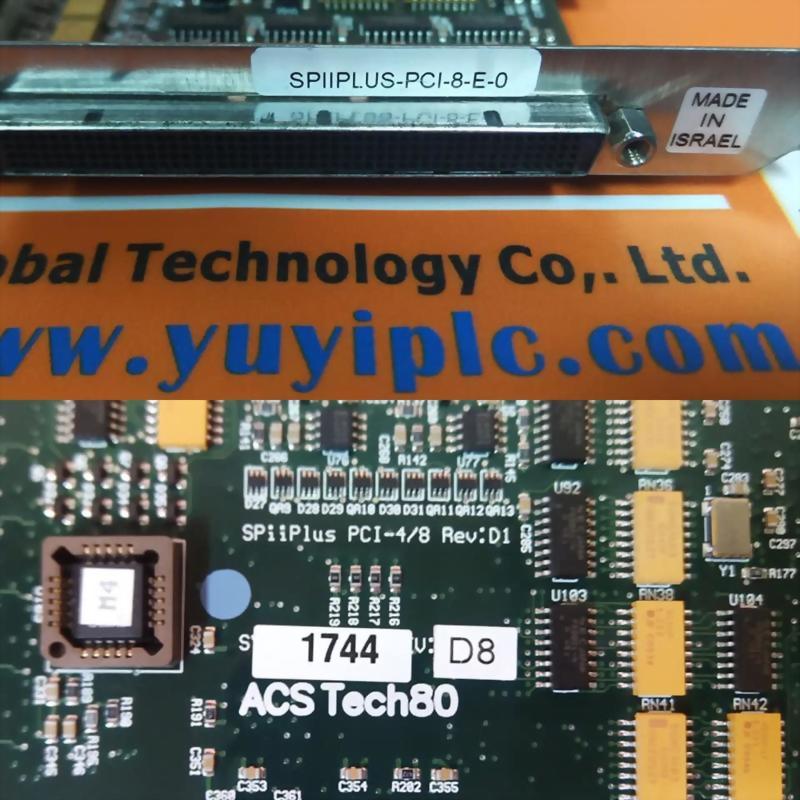 PCI-4/8 REV:D1 SPIIPLUS ACS TECH80 PCI-4-R-O MOTION CONTROL