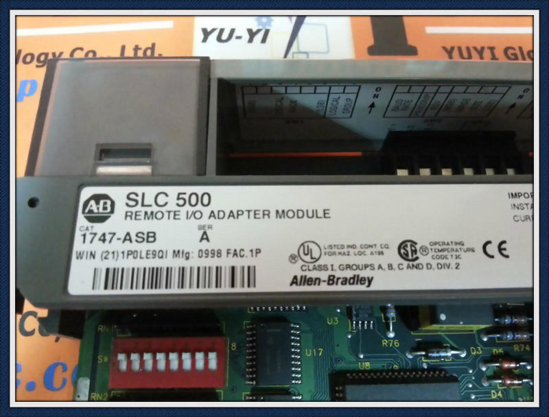 ALLEN-BRADLEY SLC 500 1747-ASB I/O ADAPTER MODULE