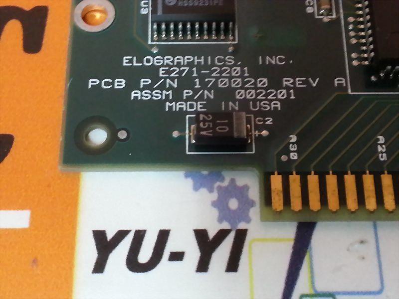 ELOGRAPHICS E271-2201 170020 REV A 002201 BOARD