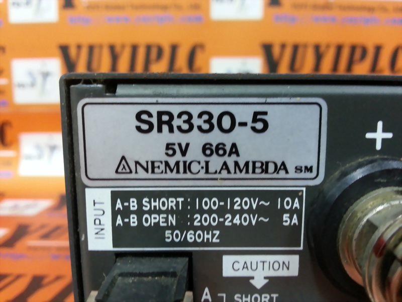 NEMIC-LAMBDA SR330-5 POWER SUPPLY 5V 66A