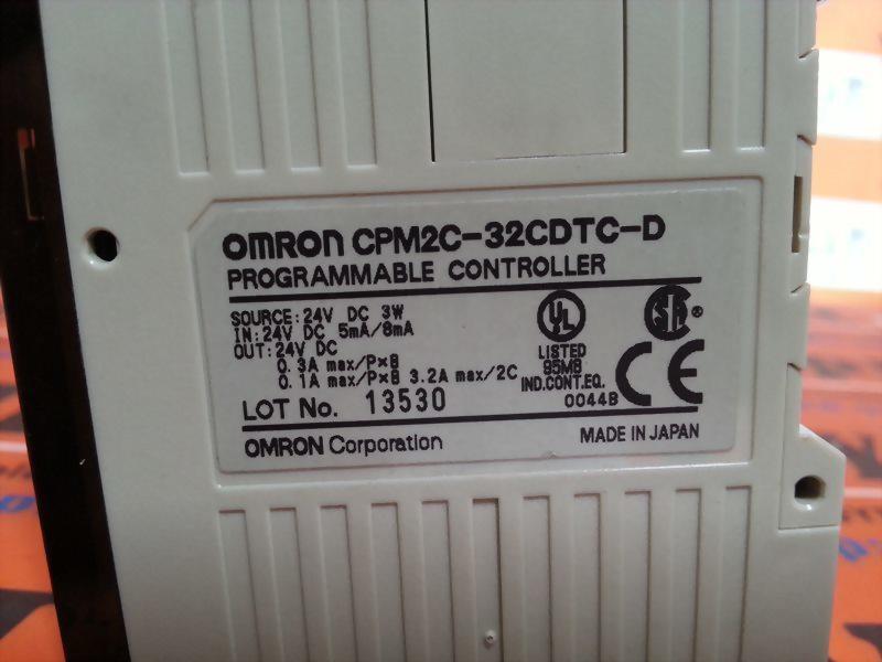 OMRON CPM2C-32CDTC-D PROGRAMMABLE CONTROLLER