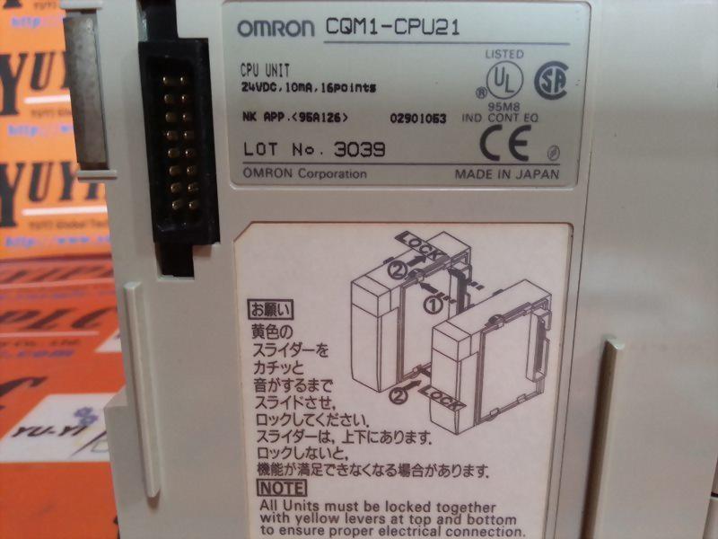 Omron Cqm1 Cpu21 Plc Module