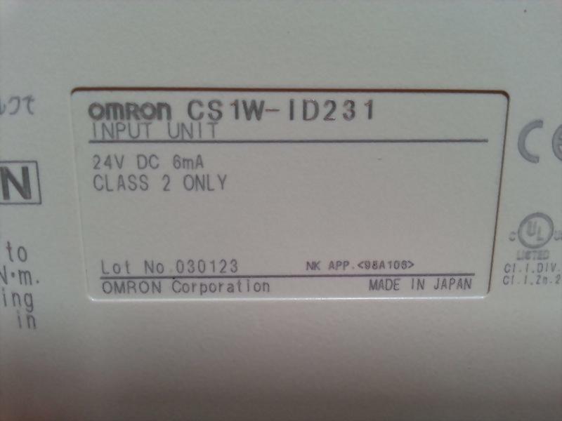 OMRON CS1W-ID231 PLC MODULE