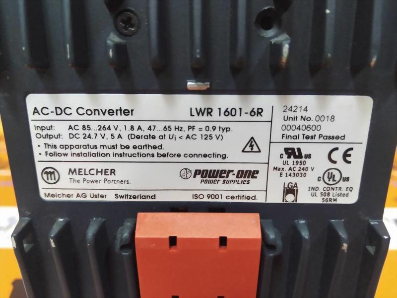 POWER-ONE CONVERT SELECT 120 LWR 1601-6R AC-DC CONVERTER