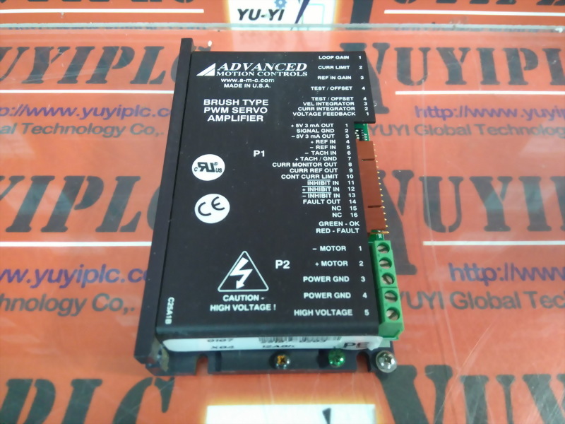 ADVANCED BRUSH TYPE PWM SERVO AMPLIFIER 12A8K
